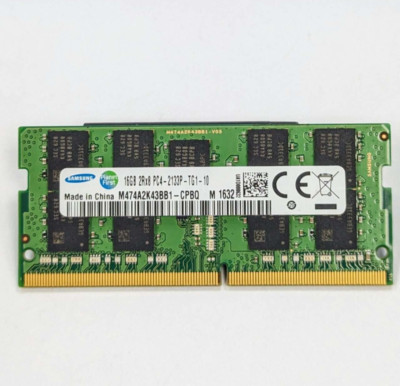 Samsung (2x16GB) 32GB So-Dimm ECC PC4-2133P-TG1-10 DDR4 Laptop Memory ...