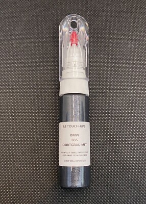 BMW B35 ORBIT GREY ALLOY WHEEL PAINT TOUCH UP PEN/BRUSH FOR SCRATCH ...
