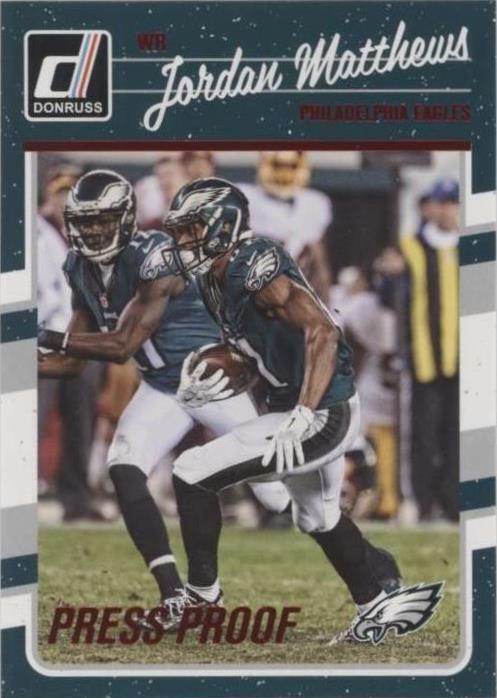 2016 Donruss - Jordan Matthews #230 Press Proof Red for sale online | eBay