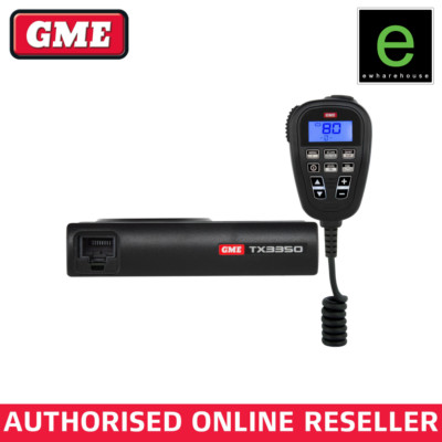 GME TX3350 80 CHANNEL 80 CHANNEL 5WATT UHF CB TWO WAY RADIO * FAST ...