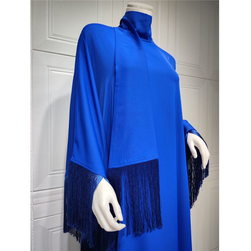 Dubai Abaya Women Oversize Muslim Bat Sleeve Maxi Dress Islamic ...
