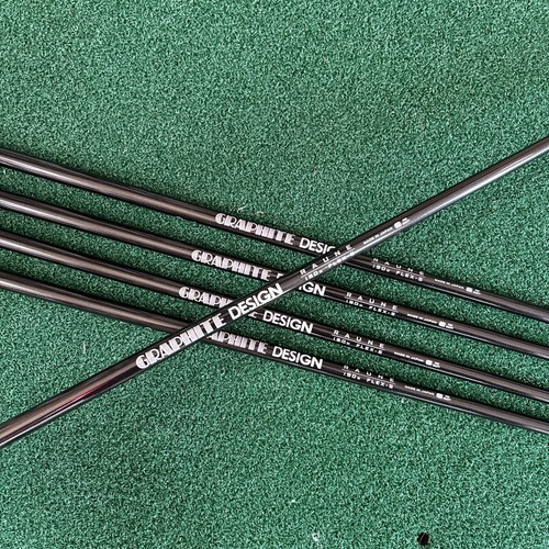 Graphite Design Raune i90 U S Flex Iron Shaft Set Used Pulled 5 Pieces ...