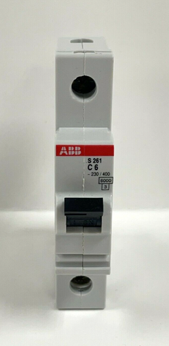 ABB S261 C-6 CIRCUIT BREAKER 277/480 VAC | eBay
