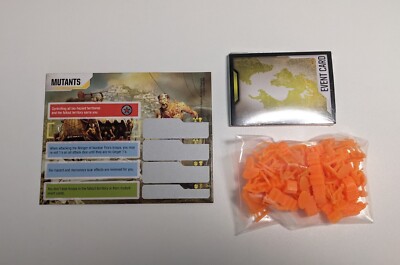 Risk Legacy Orange Mutants Troop Replacement Pieces Sealed Faction Card ...