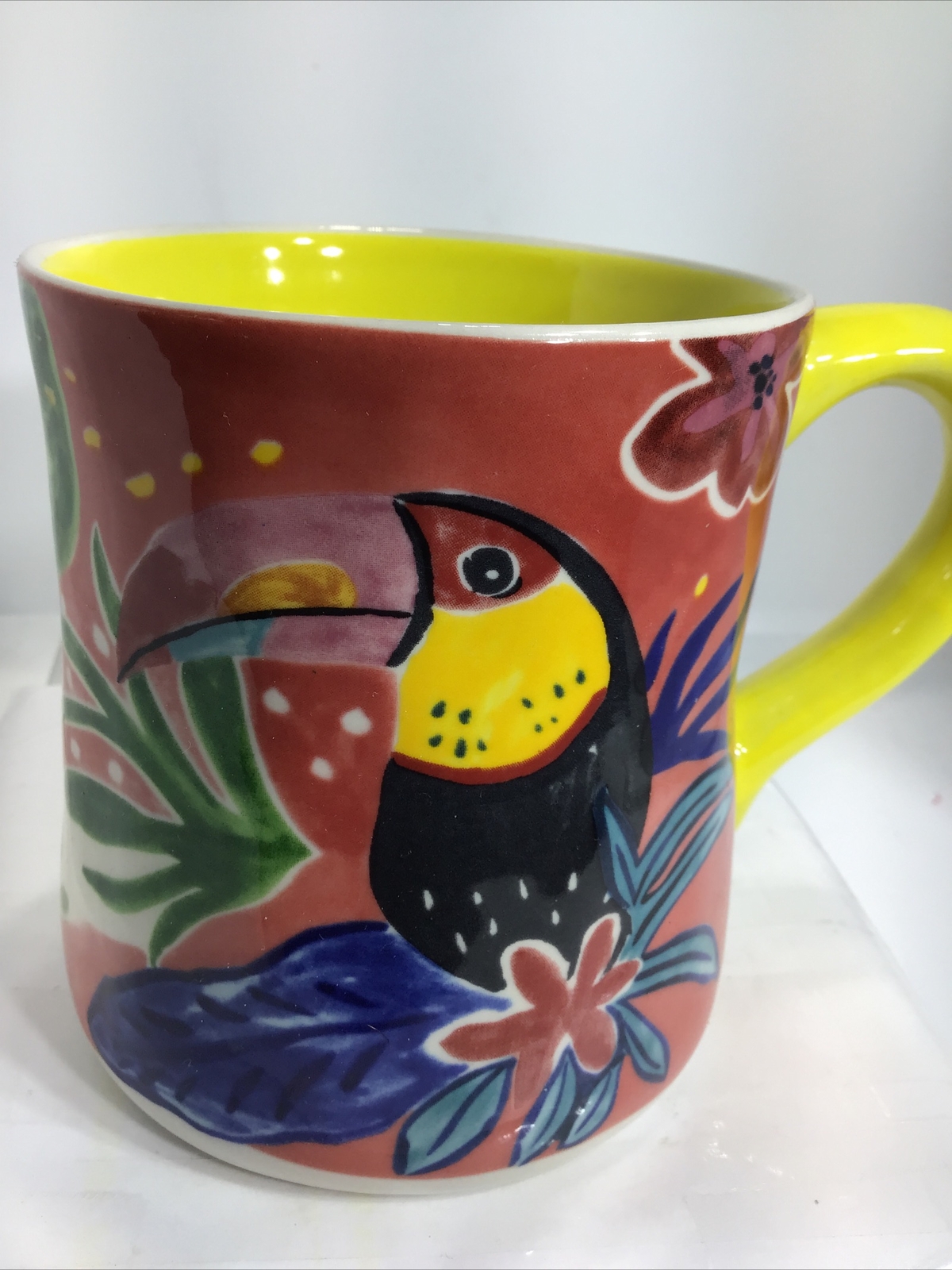TROPICAL HABITAT COFFEE MUG. TROPICAL GARDEN MUG. Art Deco Mug. B189 | eBay