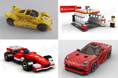 Lego Collection 40190 40191 40193 40195 Shell Promotion Ferrari 2nd ...