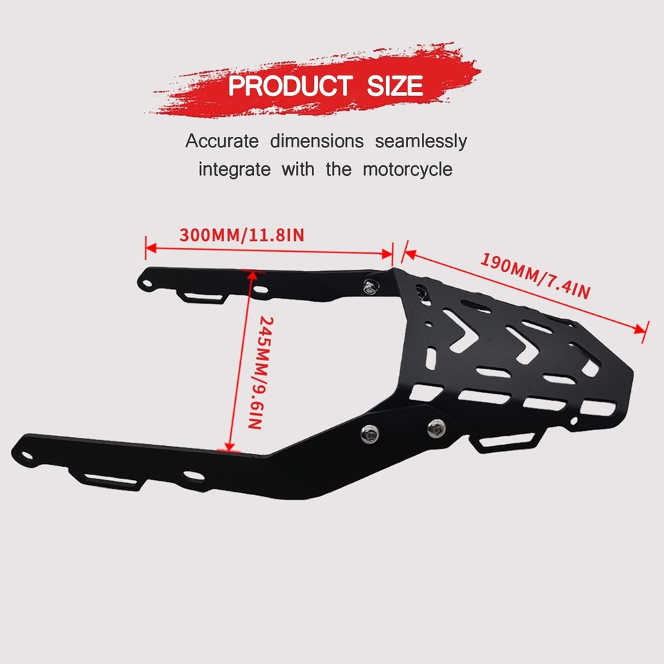 Rear Luggage Rack Bracket Carrier Fit For Honda Grom 125 MSX125 2022 ...