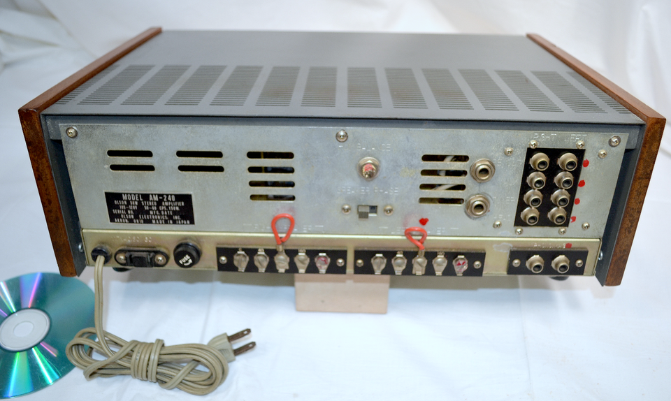 OLSON 7189 32 WATT 12AX7 Triode Tube Phono Mix Tape Preamp Power Amp ...