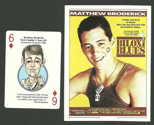 Matthew Broderick Bilox Blues Fab Card Collection | eBay