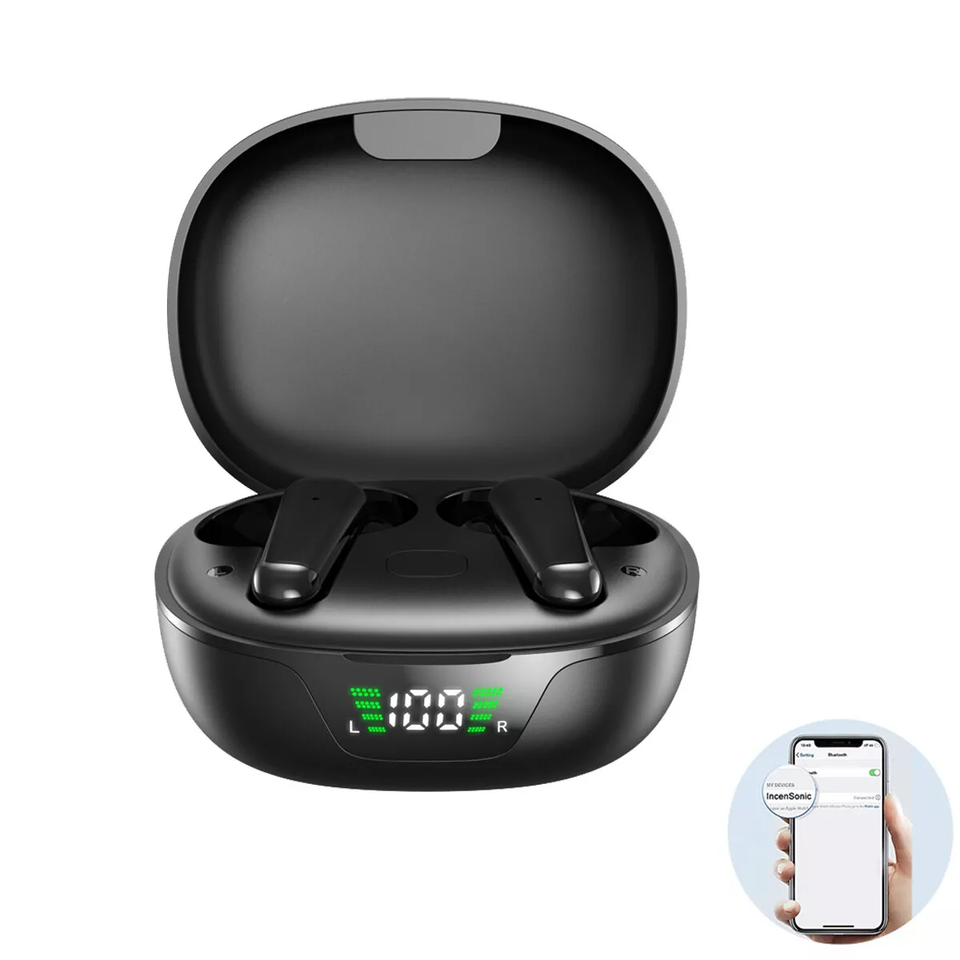 APP Bluetooth Hearing Aid Rechargeable CIC hearing aids Phone Touch ...