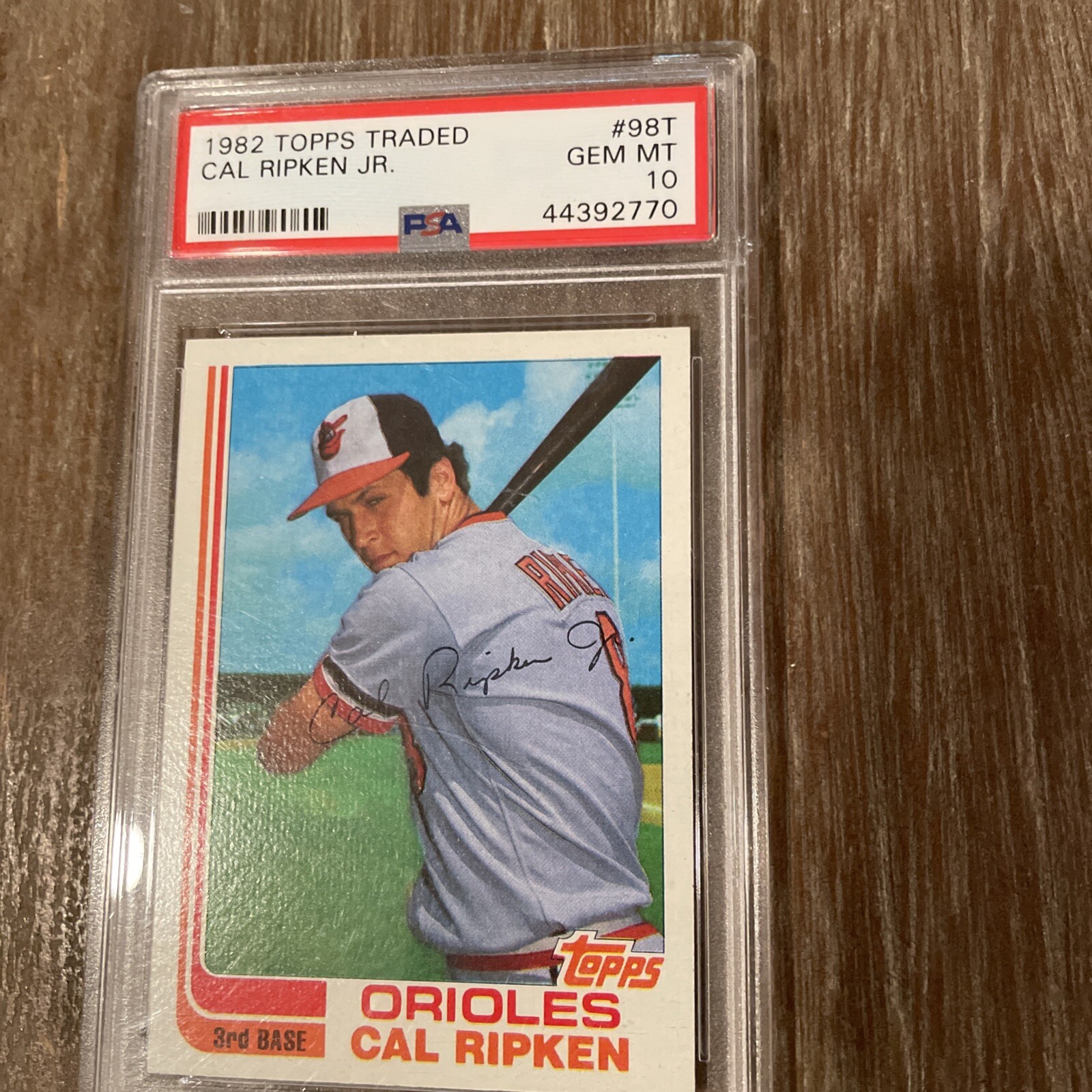 Cal Ripken Jr HOF 1982 Topps Traded Rookie Card 98T PSA 10 | eBay