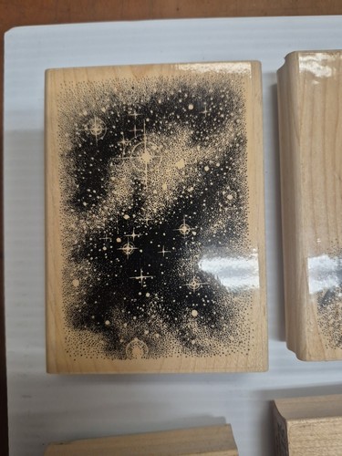 Stampscapes Lakeside Cove Landscape Trees Nature Animals Rubber Stamps ...