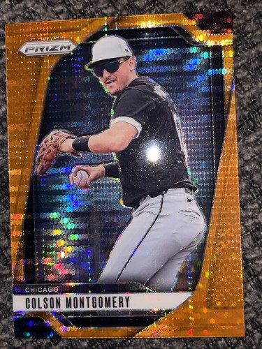 2025 Panini Prizm Baseball Colon Montgomery #262 Orange Parallel/399 | eBay