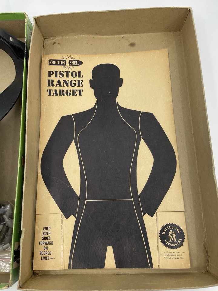 Mattel Shootin' Shell Snub-Nose Private Detective Cap Gun Set w ...