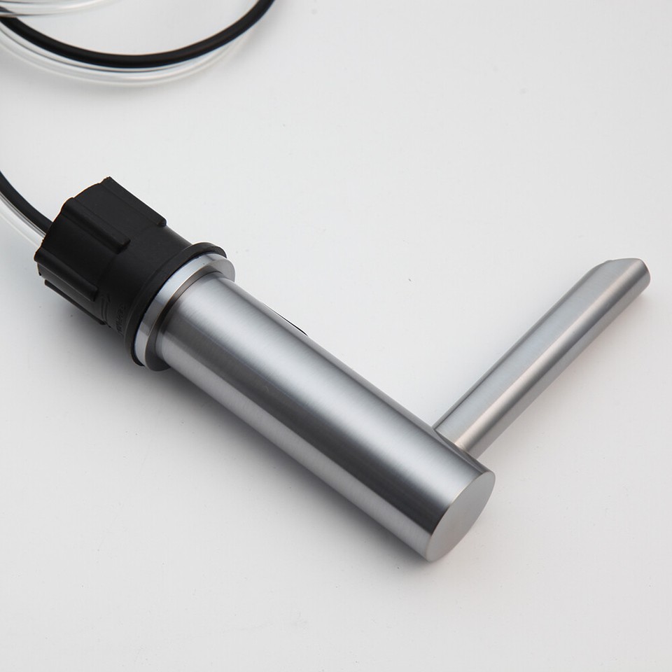 Kitchen Sink Brushed Nickel Automatic Hand Sensor Brass 500 ML Soap ...