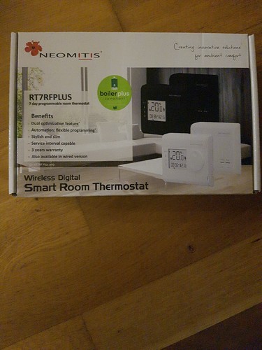 Neomitis RT7RFplus Wireless 7 Day Programmable Room Thermostat ...