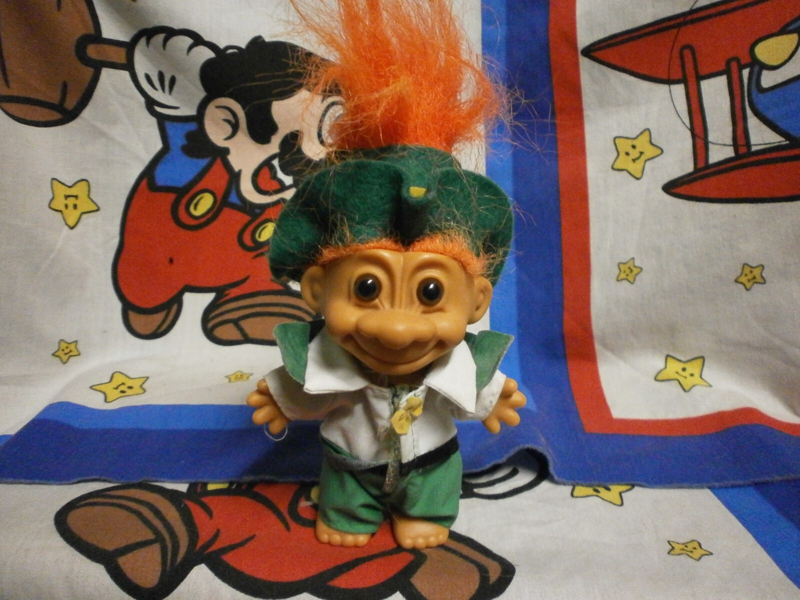 Vintage Russ Troll Doll Irish St. Patrick's Day with Orange Hair | eBay