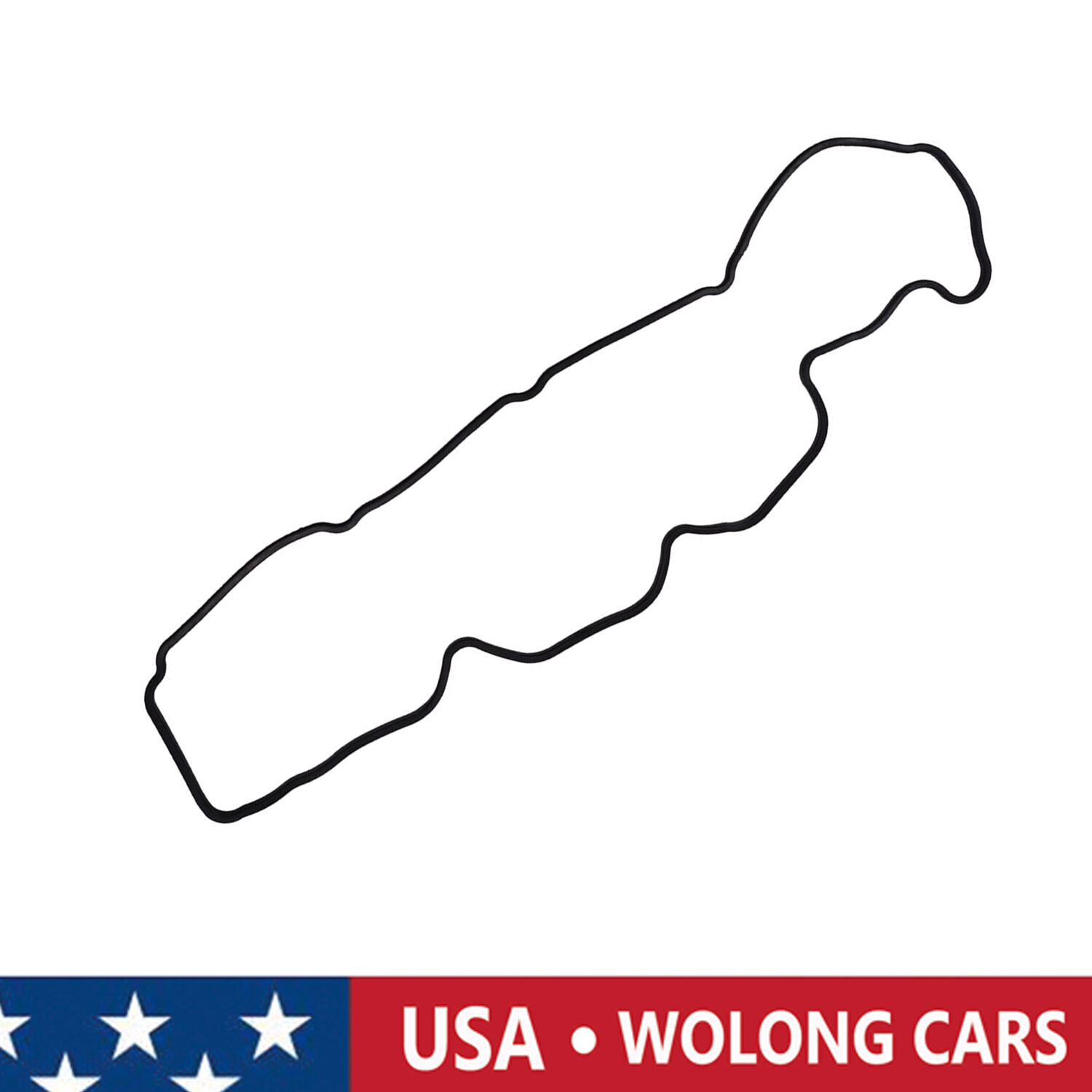 Black Valve Cover Seal Gasket 1C020-14520 Fit for Kubota V3300 V3600 ...