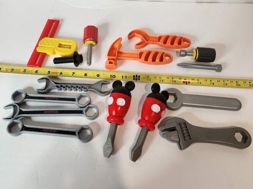 Disney Mickey Mouse Black & Decker Kids Toy Tool Set - 15 pieces | eBay