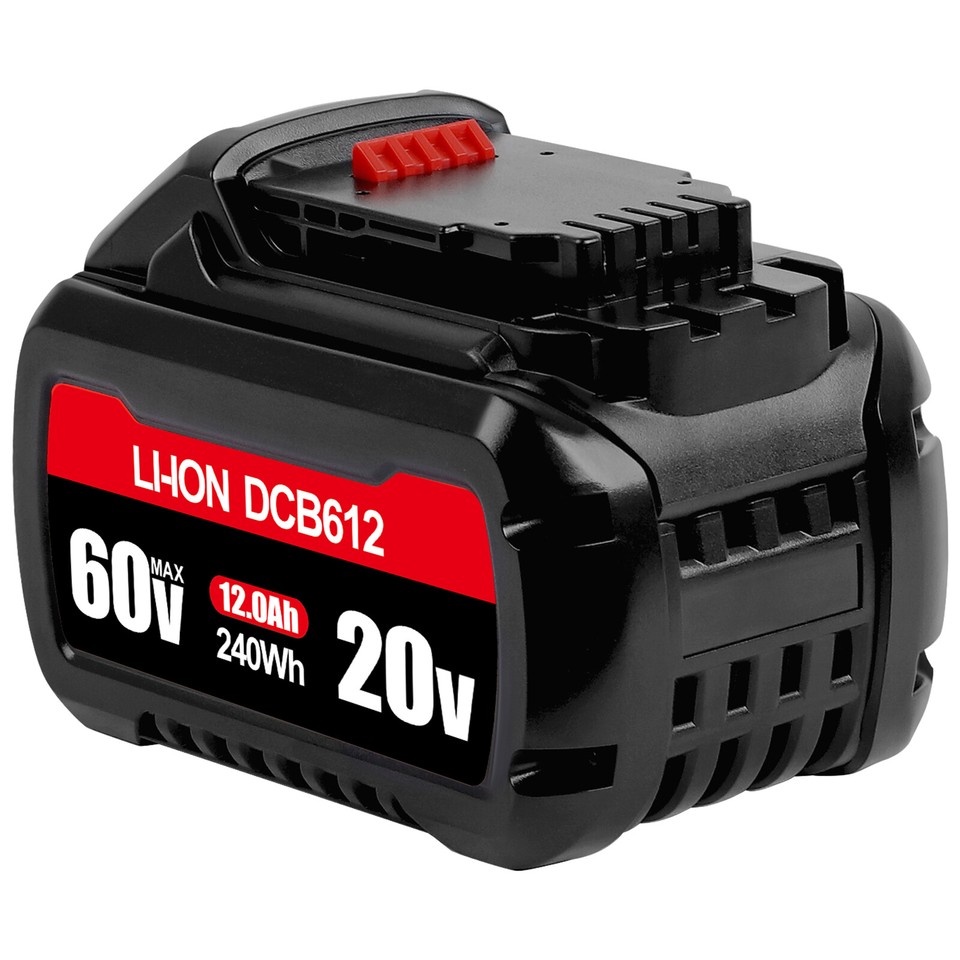 12 AH Lithium-Ion High Output Battery For DeWALT FLEXVOLT 20V/60V MAX ...