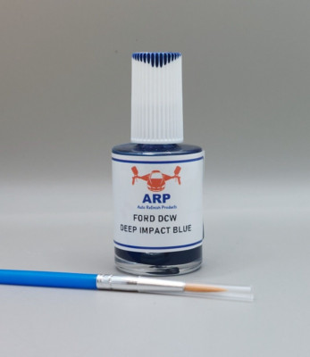 For Ford Code DCW DEEP IMPACT BLUE Auto Touch up Paint + Free Brush ...