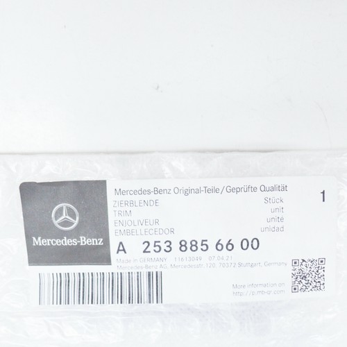 NEW MERCEDES-BENZ GLC COUPE C253 FRONT BUMPER BOTTOM TRIM A2538856600 ...