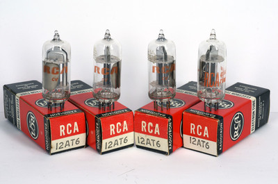 ONE 12AT6/HBC90/12DT1 RCA NOS Valvola Tube Lampe TSF Röhre Valvula ...