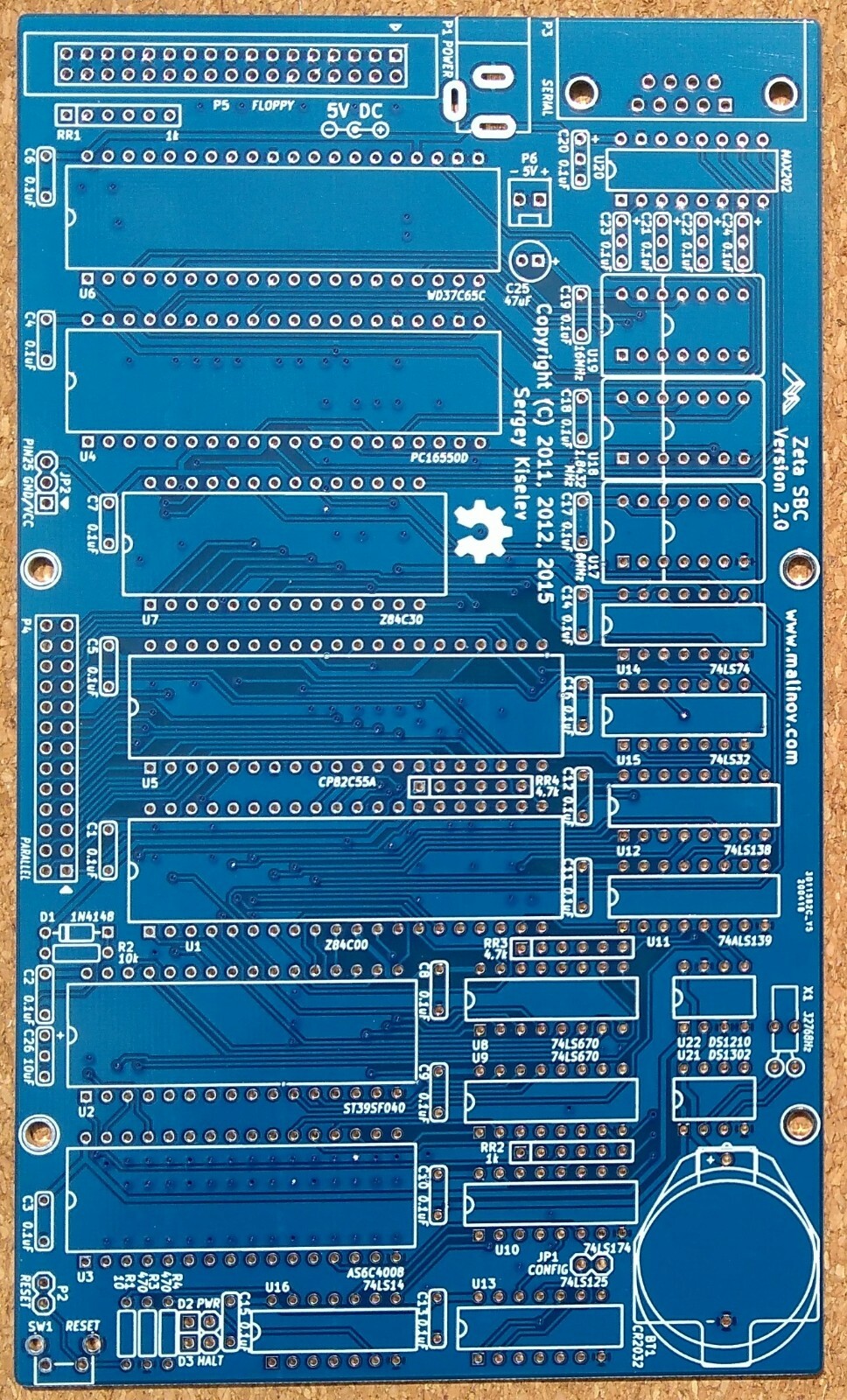 Z80 SBC Zeta V2 PCB | eBay