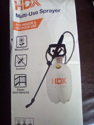 1 Gallon Multi-Purpose Lawn and Garden Pump Sprayer HDX New Free ...