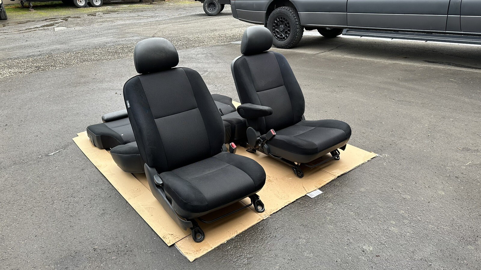 2007 Toyota FJ Cruiser Seats Interior Black Cloth | eBay