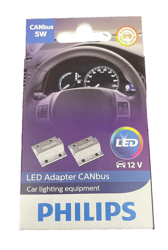 Philips 5W Vision LED Adapter CAN-Bus Warning Canceller, 2 Pack | eBay