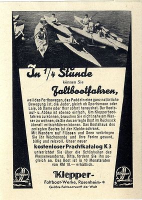 Größte Faltbootwerft der Welt Klepper- Werke Rosenheim Klassische ...