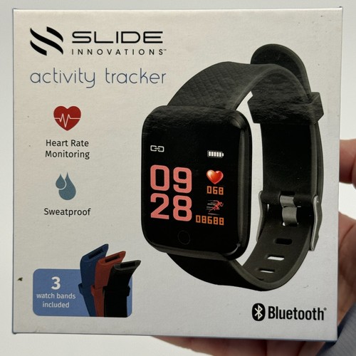Slide Innovations Activity Track Fitness Smart Watch w/ heart rate ...