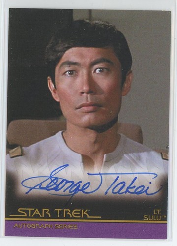 STAR TREK COMPLETE MOVIES GEORGE TAKEI LT. SULU AUTO AUTOGRAPH ...
