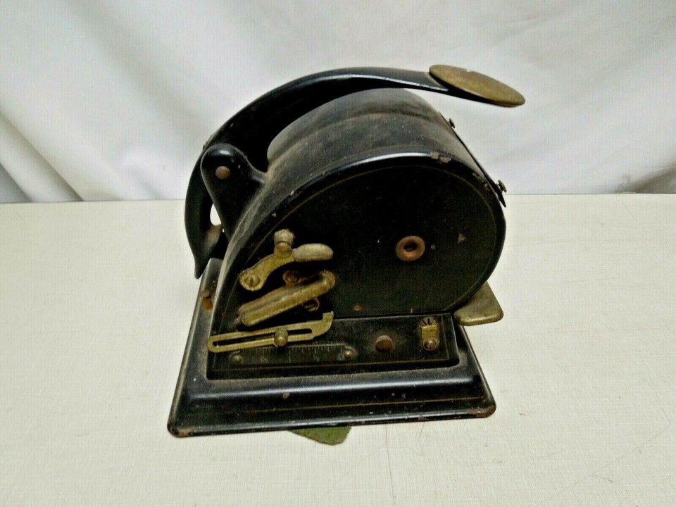 Protectograph Check Embosser Model H #193057 Working Condition | eBay