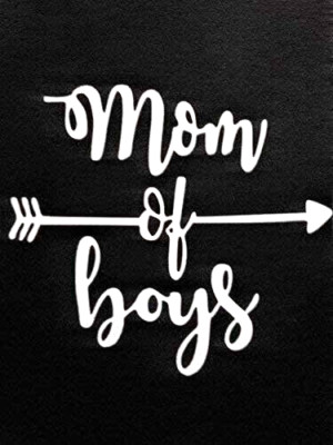 Mom of Boys White Vinyl Decal Car Truck Minivan Van Laptop Tumbler | eBay