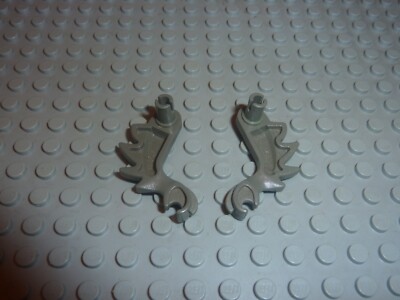2 x bras Olddkgray LEGO Dragon Arm Right & Left ref 6127 6128 / Set ...