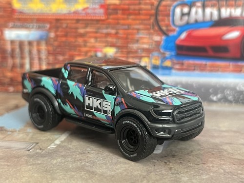 Hot Wheels ‘19 Ford Ranger Raptor HKS Super Custom Swap Real Riders 6 ...