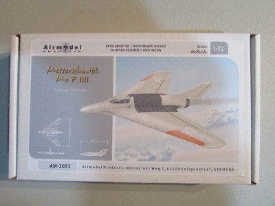 AIRMODEL MESSERSCHMITT ME P. 1111 DELTAWING JET FIGHTER 1/72 RESIN | eBay