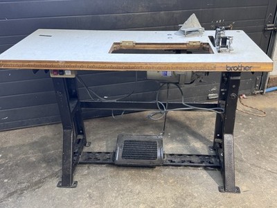 Brother Industrial Sewing Machine Table, Base and motor | eBay