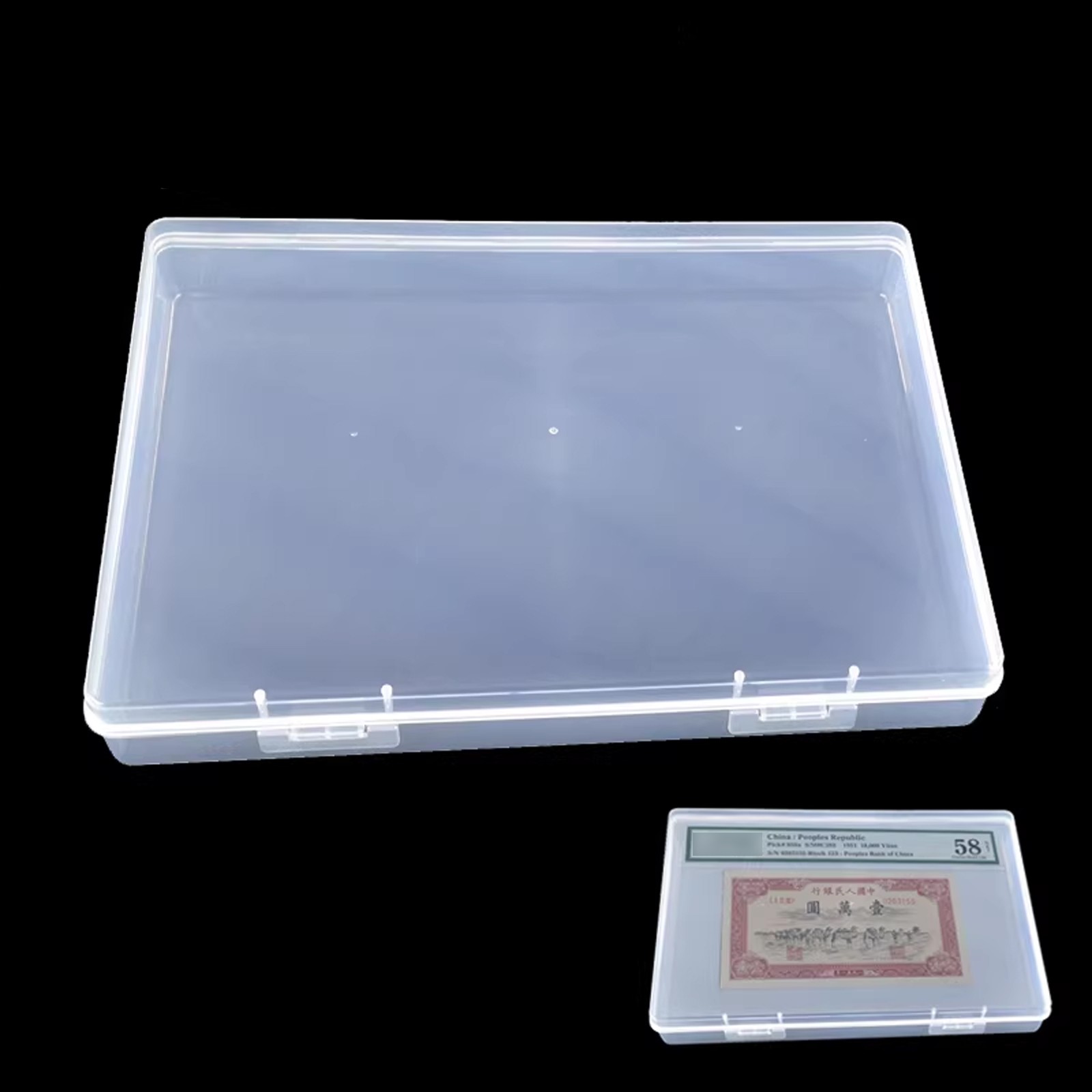 Storage Box Case for PMG PCGS Graded Banknotes Currency Holder Paper ...