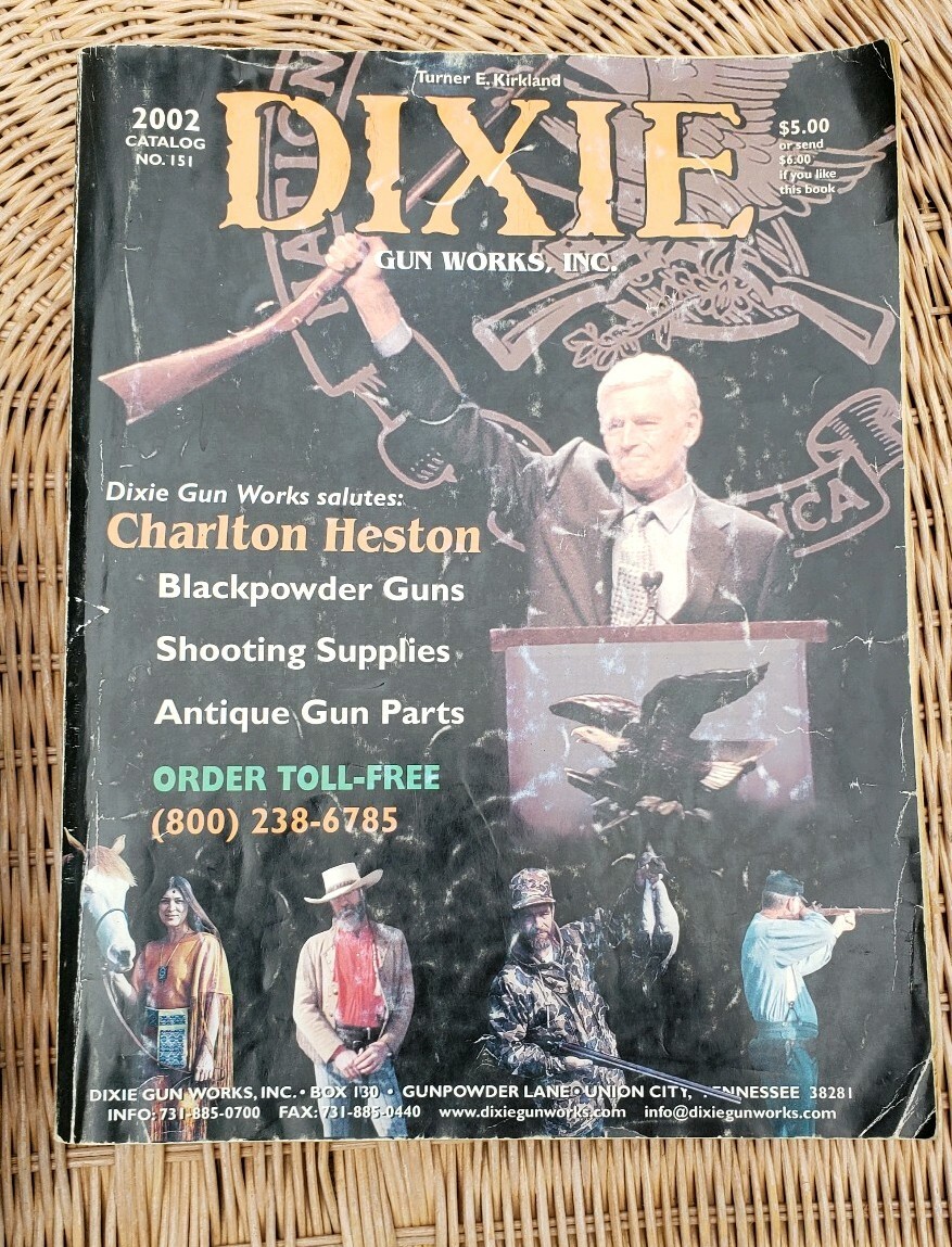 Dixie Gun Works Catalog 2002 No 151 Blackpowder Shooting Supplies Parts ...