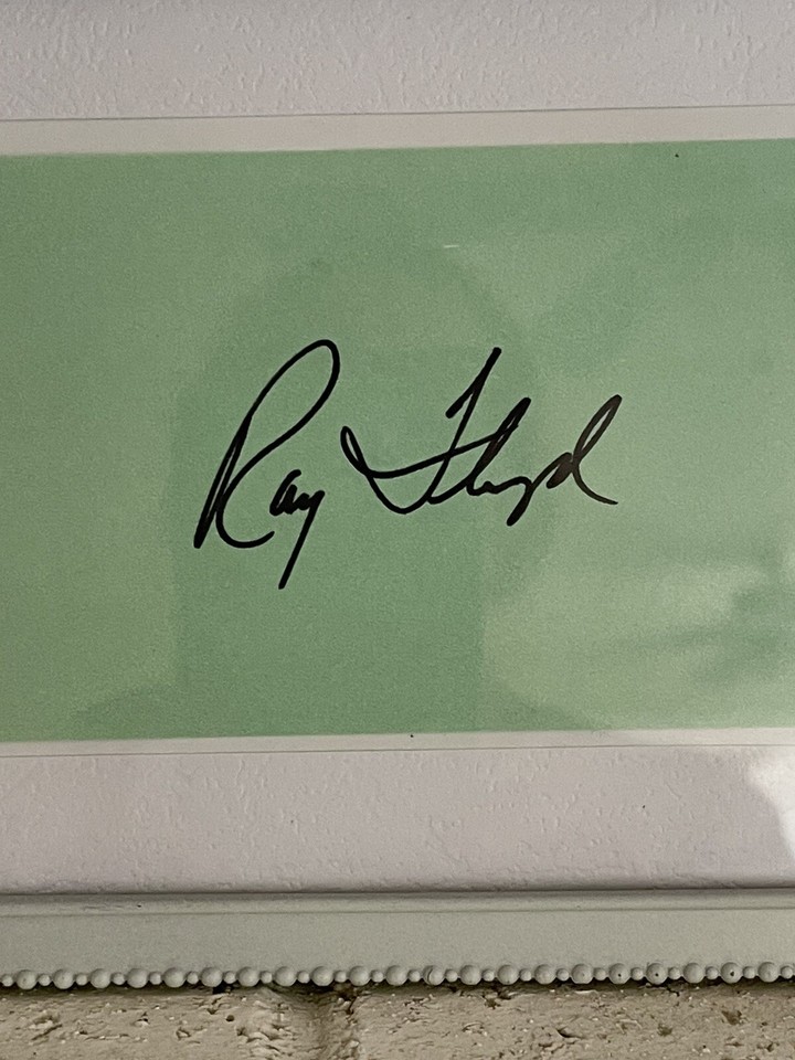 Ray Floyd World Golf H.O.F. Authograph/Signed 3x5 card and Framed | eBay