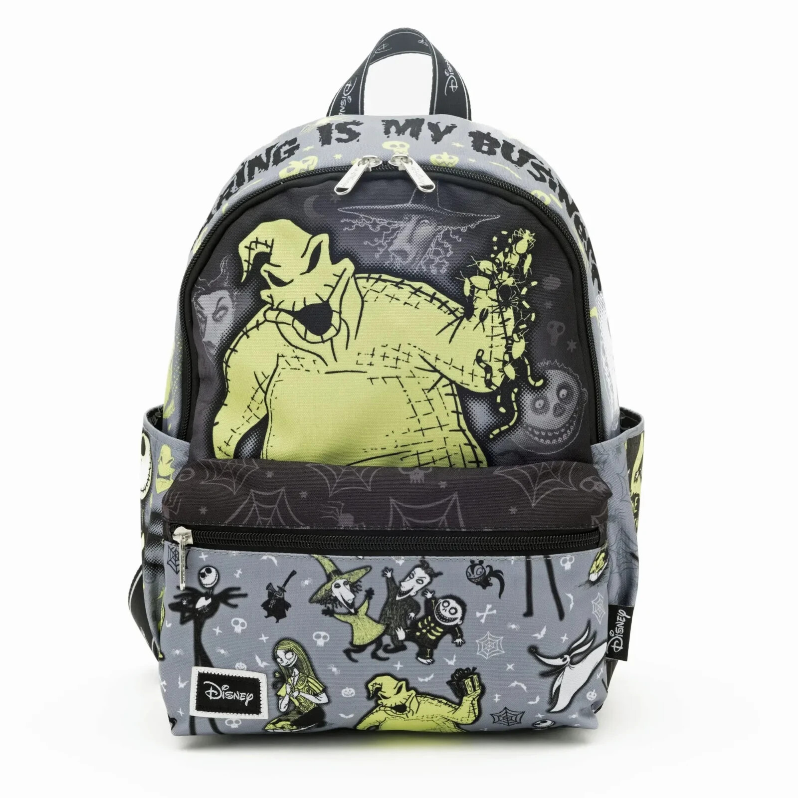 Disney Oogie Boogie 13" Nylon Backpack Deluxe Bag Nightmare Before ...