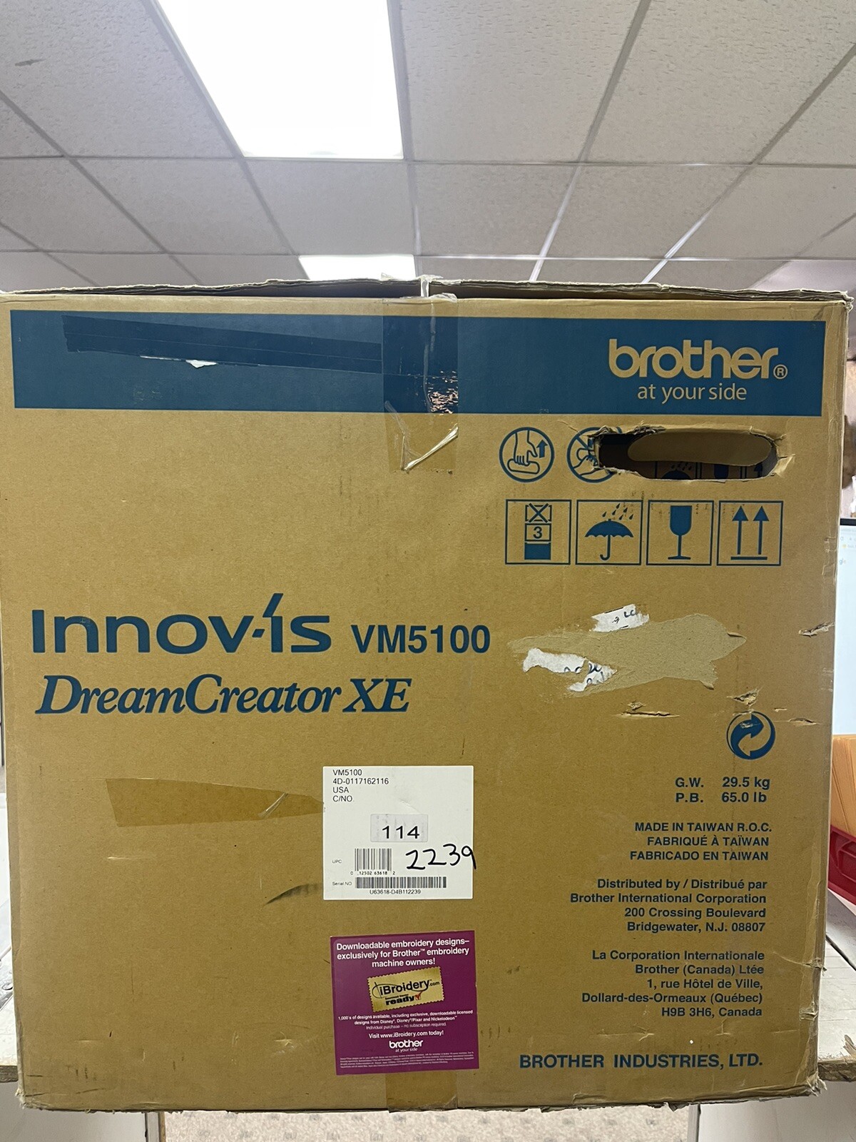 BROTHER INNOVIS VM5100 DREAMCREATOR XE SEWING, EMBROIDERY & QUILTING MACHINE | eBay