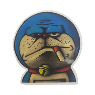 Doraemon Vicious Cartoon Sticker Funny Novelty Anime Sleeve Sticker | eBay