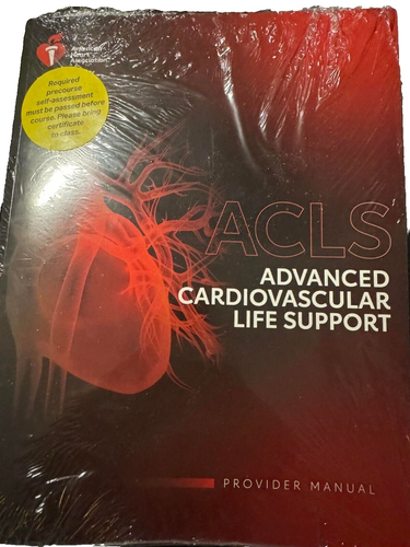 ACLS Advanced Cardiovascular Life Support (2020, Paperback, Provider ...