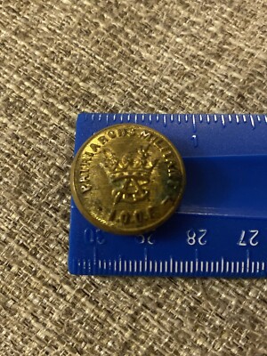 Odd Fellows IOOF Goldtone Button Vintage Brass | eBay