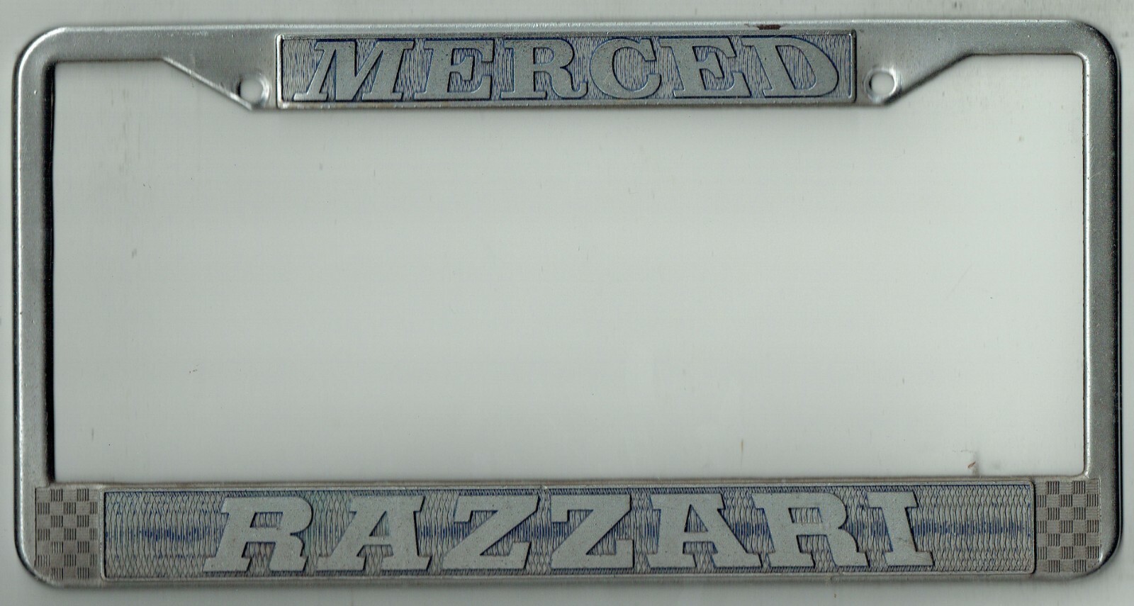 RARE Merced California Razzari Ford Vintage FoMoCo Dealer License Plate ...