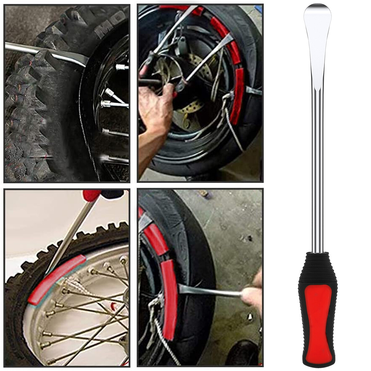 3/2/1Pcs Motorcycle Tyre Repair Tool Spoon Set 14.5" Motorbike Tire ...